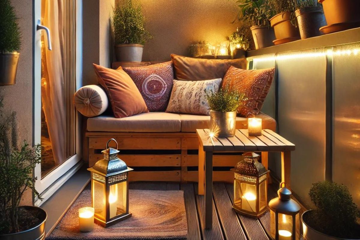 Sacadas Pequenas: Dicas para Um Refúgio Aconchegante