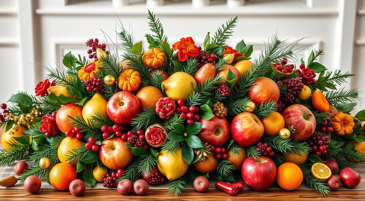 Decoração de Frutas pro Natal: Ideias Criativas