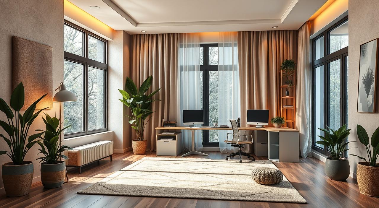 Sala com escritório: 5 ideias criativas para um espaço mais funcional