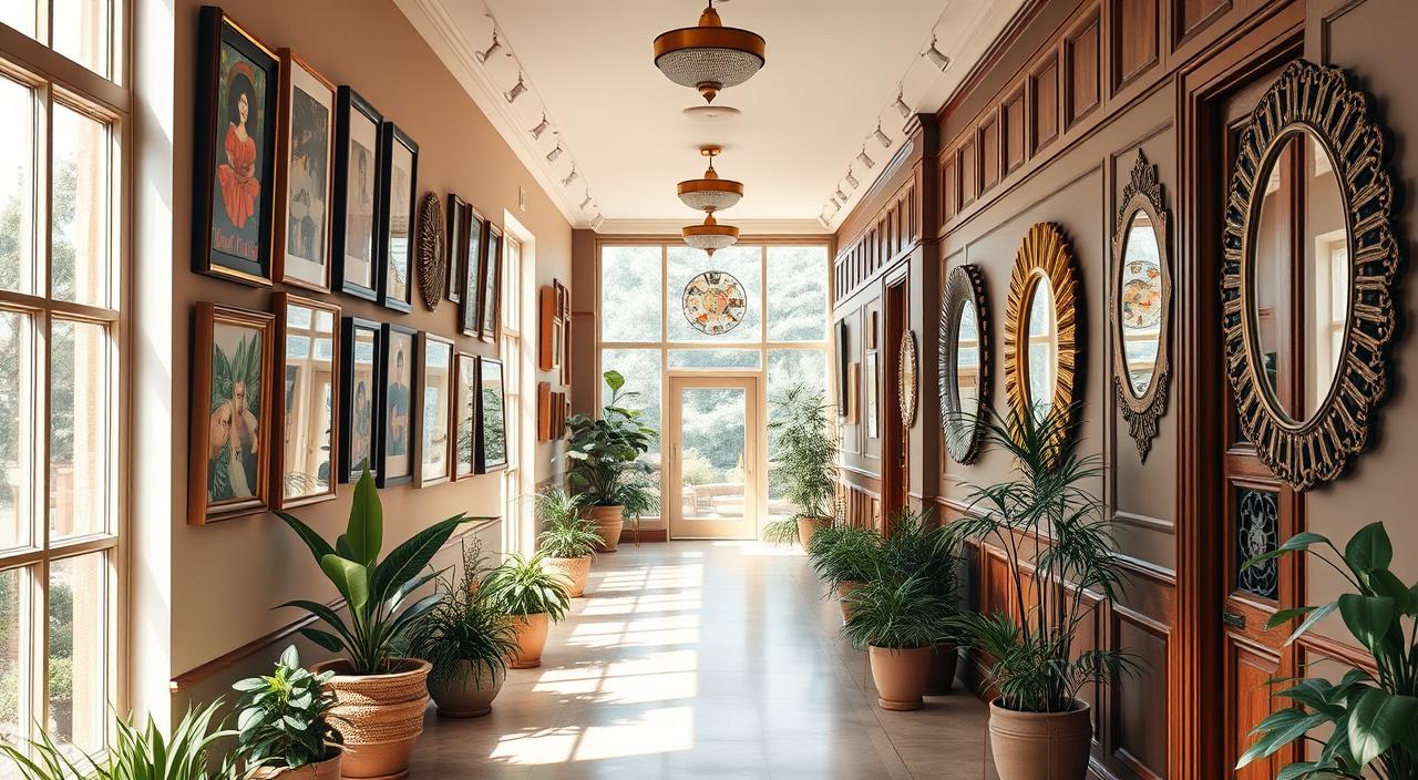 Corredor interno de casas: dicas para decorar com charme