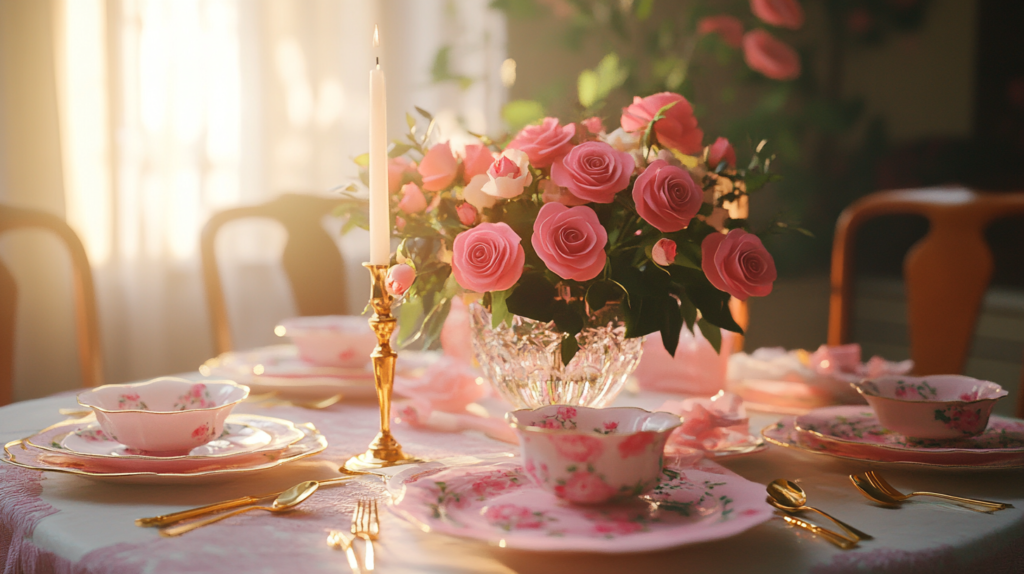 Mesa Posta Rosa: 40 Ideias para Encantar em Qualquer Ocasião