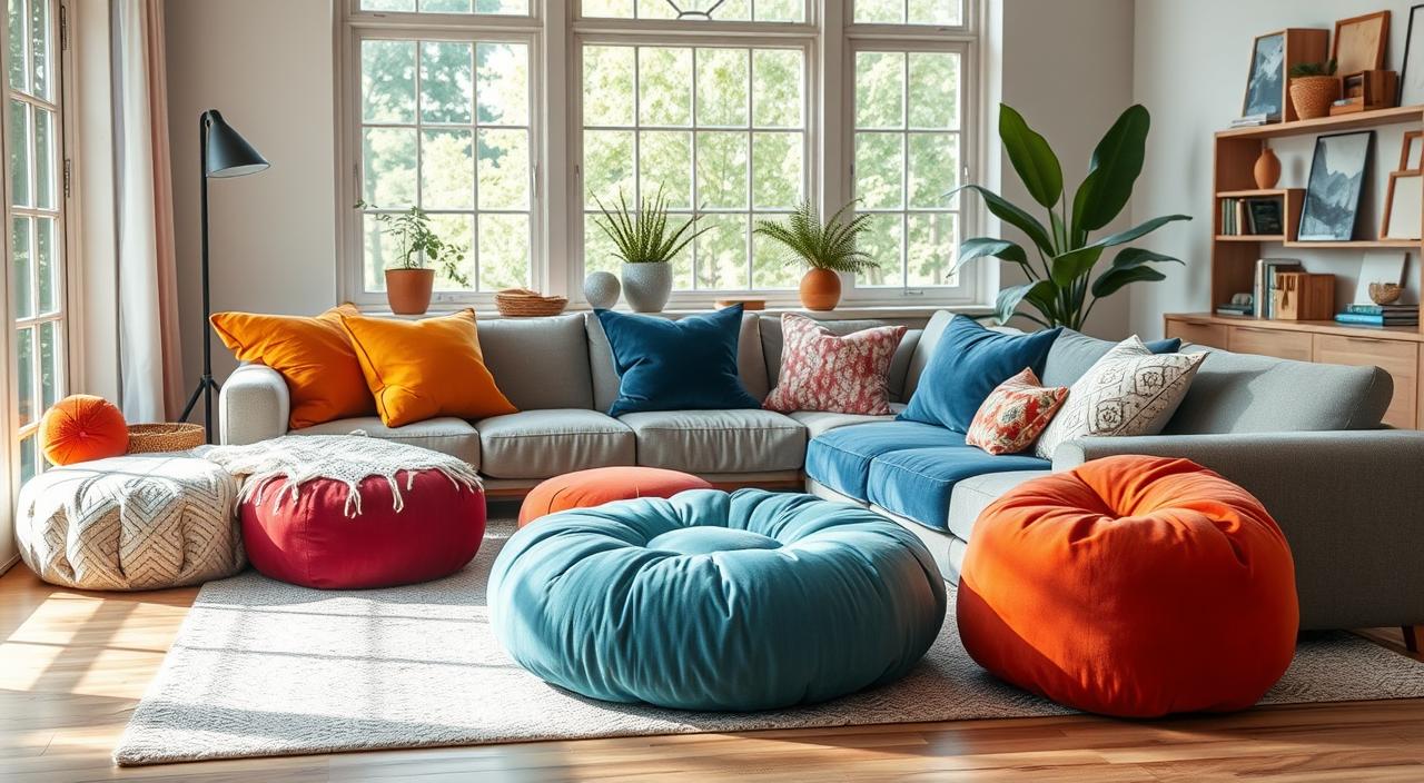 Puff para Sala: Estilos e Modelos Pra Se Inspirar