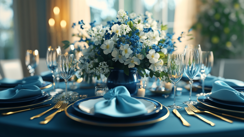 Mesa Posta Azul: Elegância e Dicas para Decoração Perfeita
