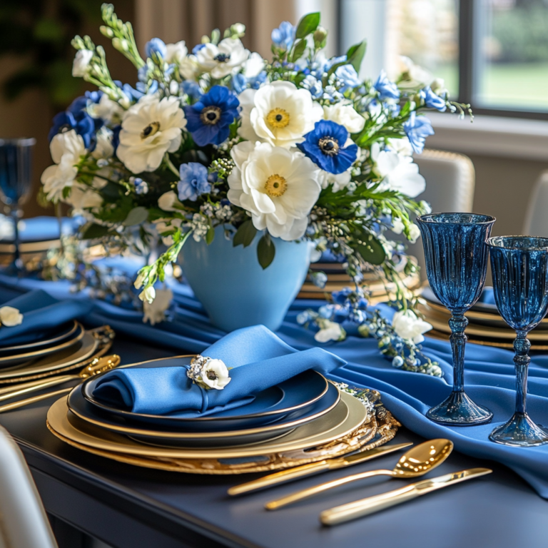 Mesa Posta Azul: Elegância e Dicas para Decoração Perfeita