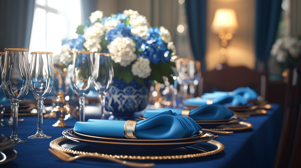 Mesa Posta Azul: Elegância e Dicas para Decoração Perfeita