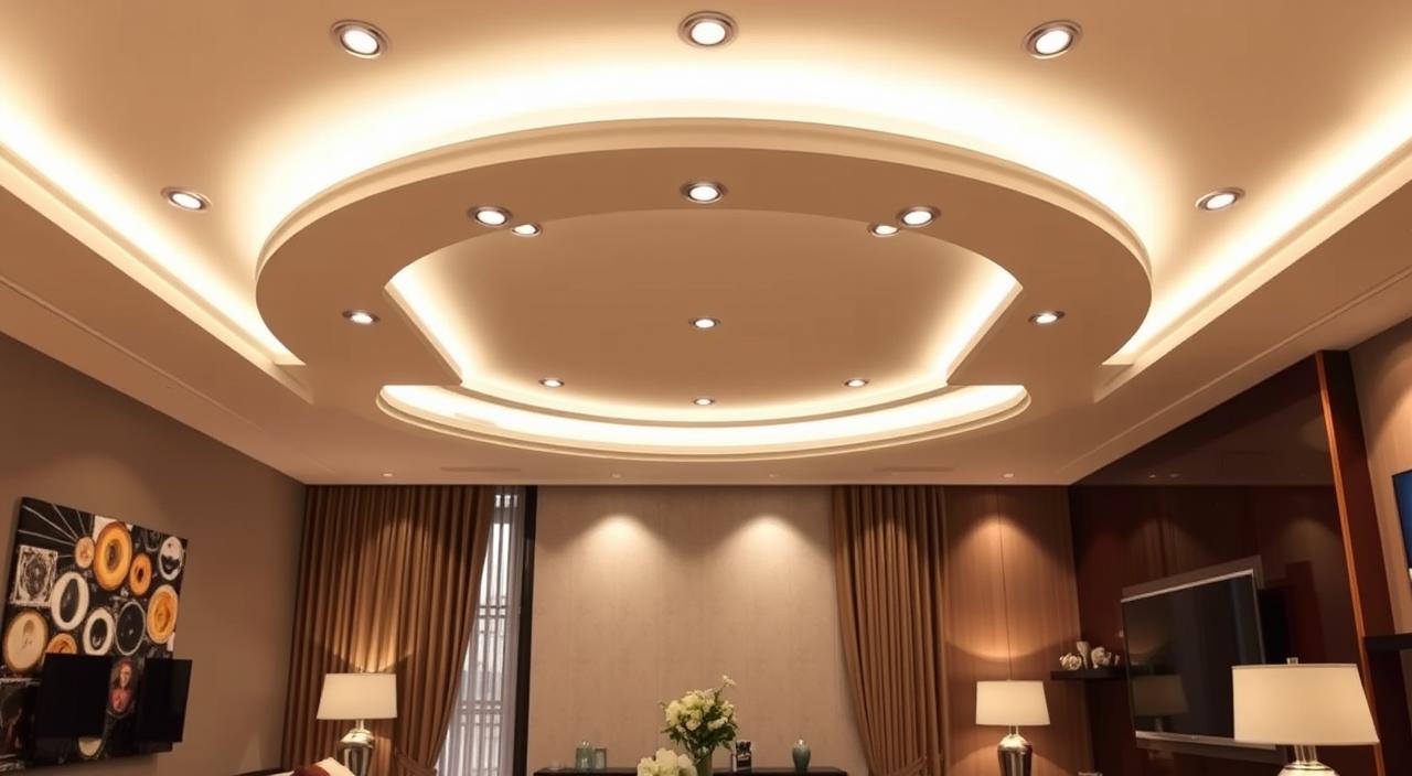 Modelos de Teto de Gesso para Sala: Inspire-se com essas Fotos!