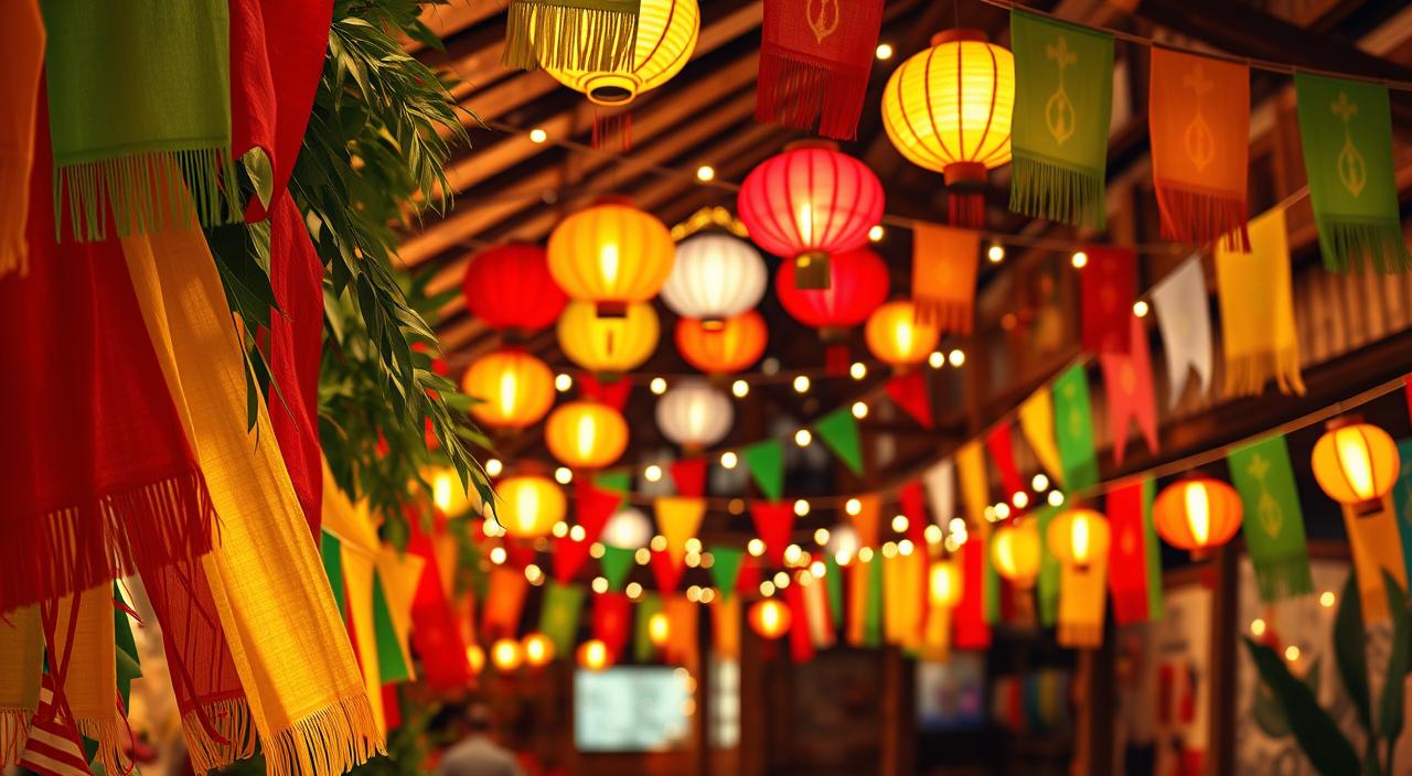 Bandeirinhas de Tecido para Festa Junina - Decore Já!