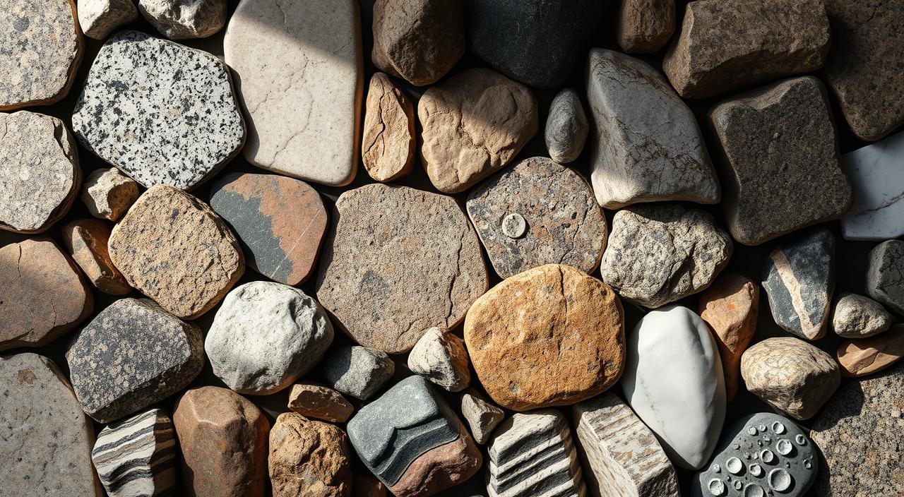 Guia de Texturas de Pedras Naturais para Decoração